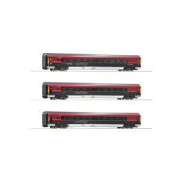 74086 3 piece set "Railjet", ÖBB