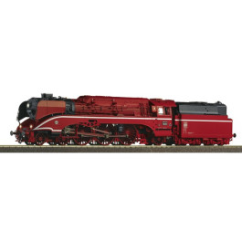 36027 Steam locomotive series 18 201 in red paint, DB AG.