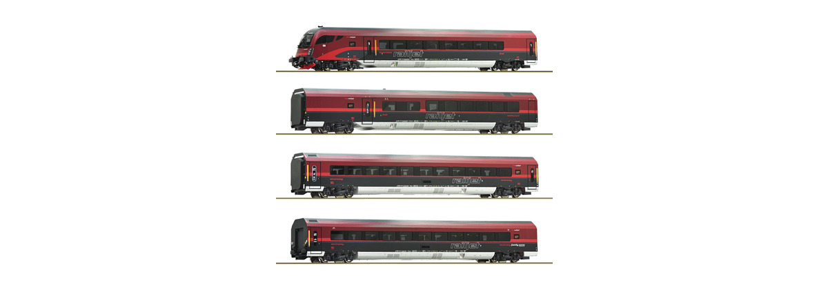 74037 4-tlg. Set: Railjet, ÖBB