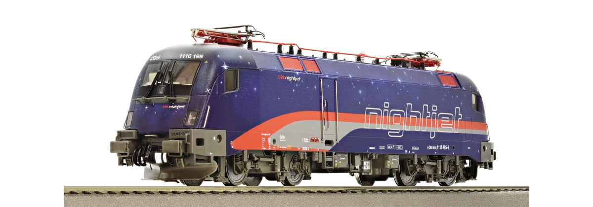 79242 Elektrolokomotive 1116 195 „Nightjet“, ÖBB
